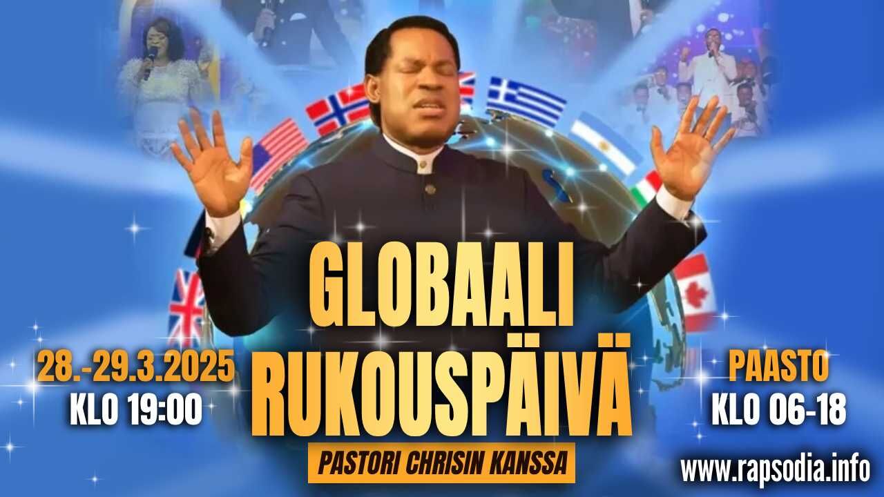 Globaali rukouspäivä pastori Chrisin kanssa 28.-29.3.2025 (PE - LA) - TV7